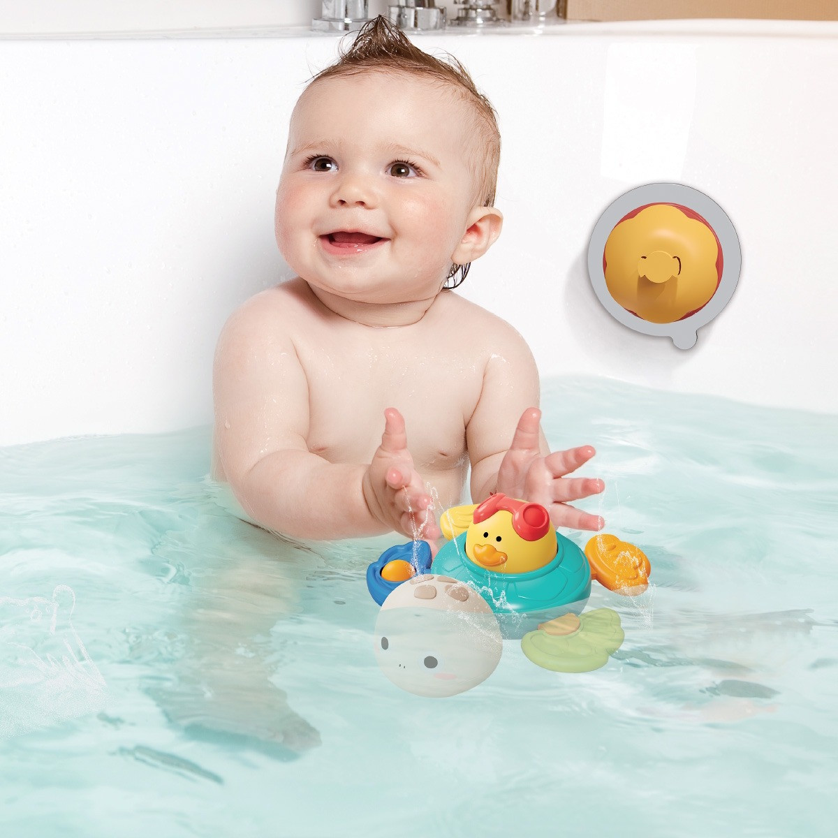 Baby Ono Sensory Schildpad Activiteiten Speelgoed met Zuignap l MamaLoes