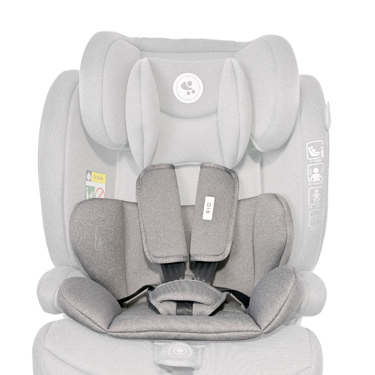 Lorelli Rio Grey 76-150 cm i-Size Autostoel | MamaLoes