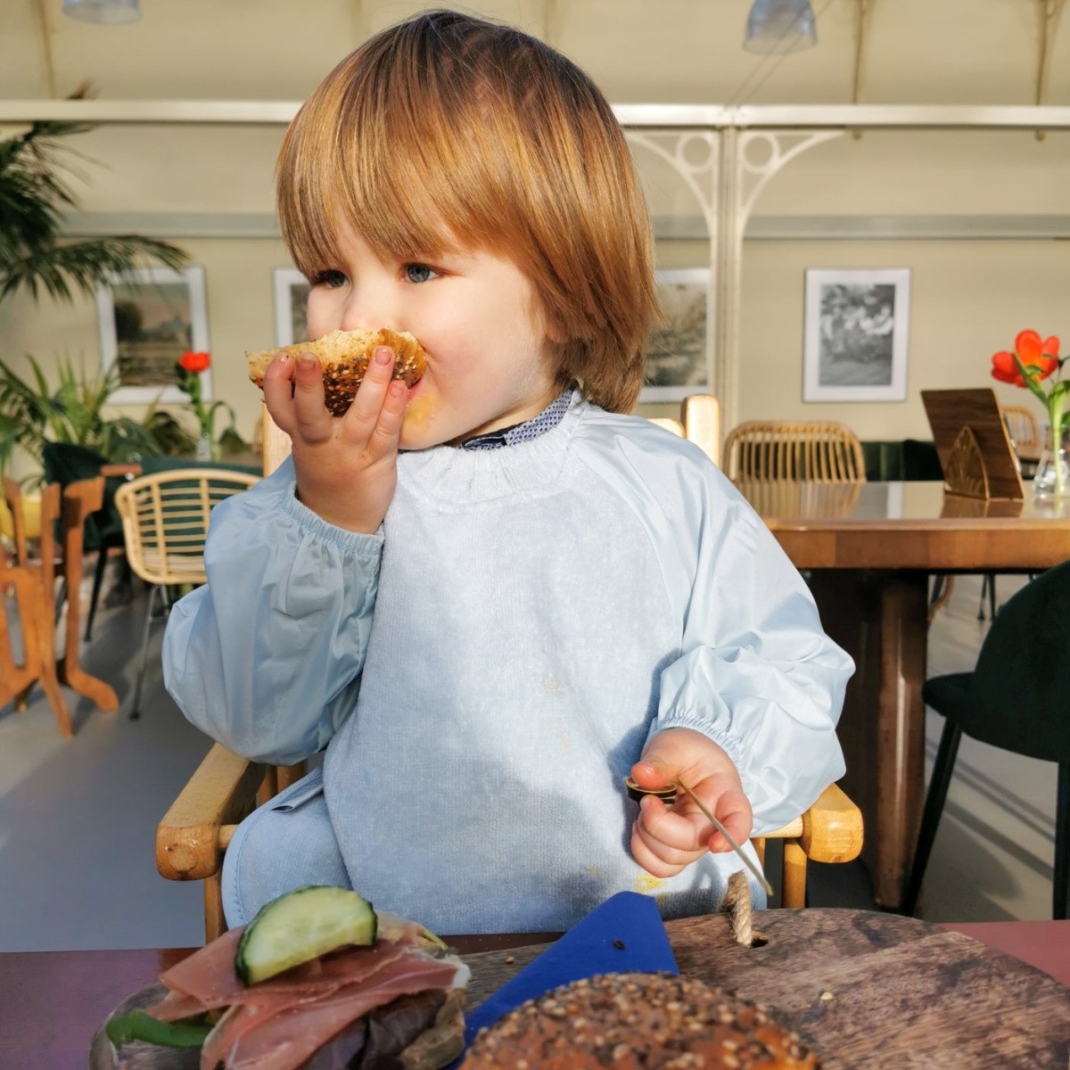 Silly Billyz Towel Navy Small Longsleeve Slab | MamaLoes