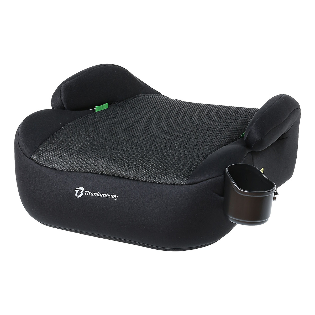 Titaniumbaby Tano Zwart 125-150 cm i-Size Isofix Booster | MamaLoes